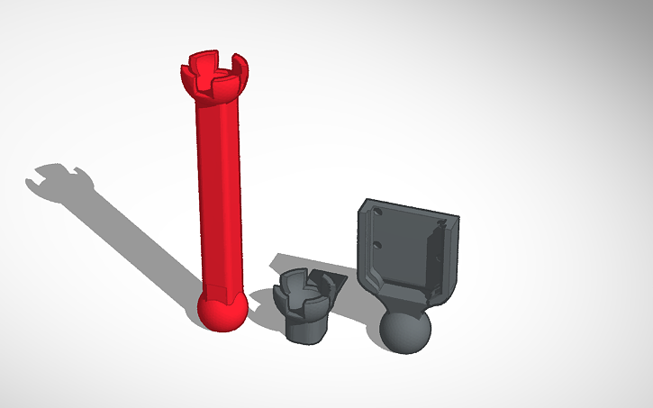 3D design Raspberry Pi Camera Arm - Tinkercad