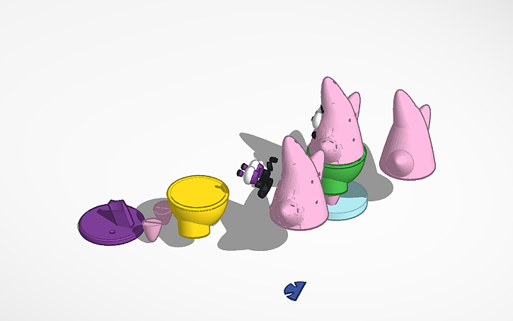 3D design Patrick_Star - Tinkercad