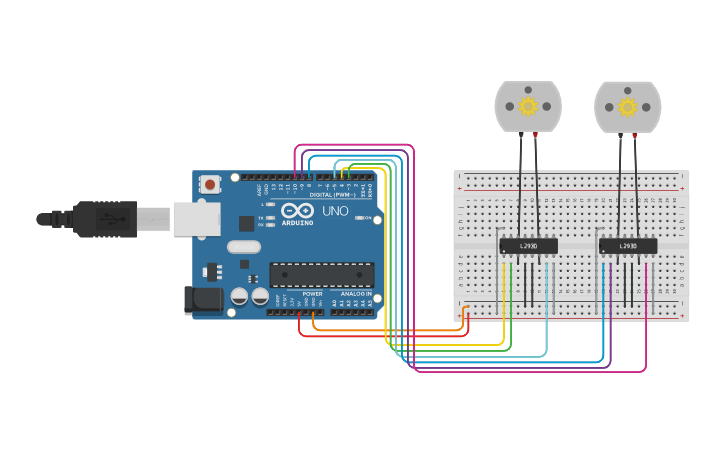 Circuit design 3.3 - Tinkercad