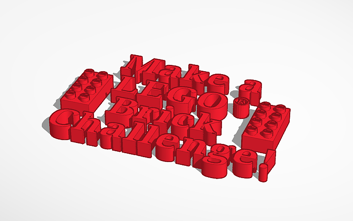 3D design Lego brick challenge! - Tinkercad