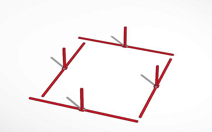 3D design moving goat pen - Tinkercad