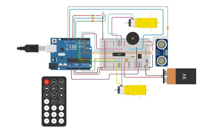 Circuit design auto automatico | Tinkercad