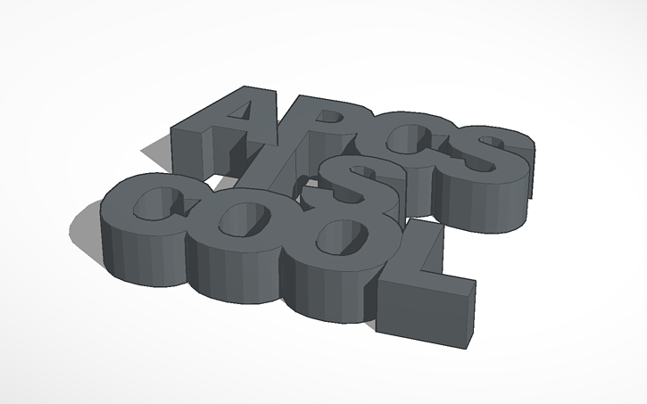 3D design APCS is Cool | Tinkercad