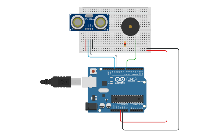 Circuit design Piezo- Vincenti | Tinkercad