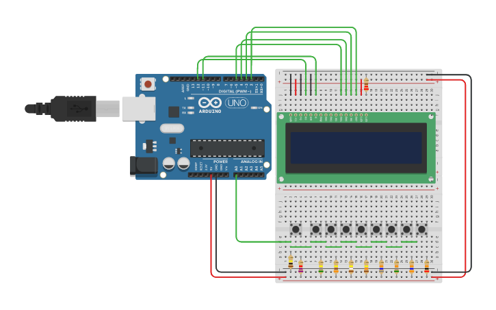 Circuit design Vending Machine | Tinkercad