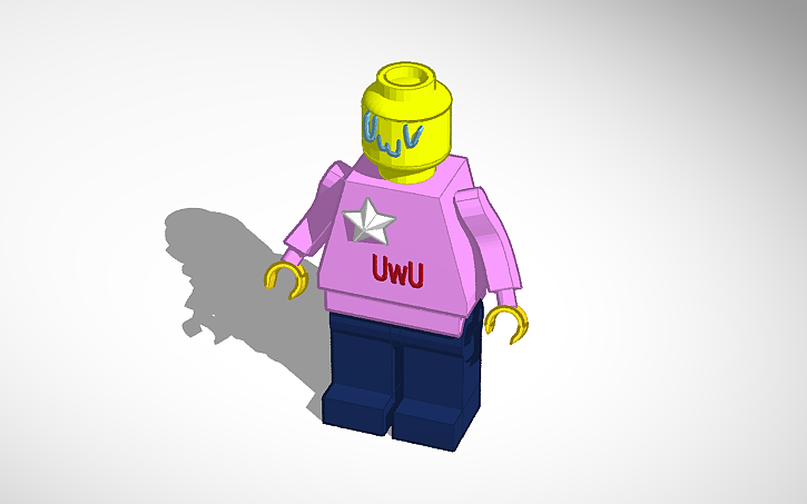 3D design Lego Man - Tinkercad