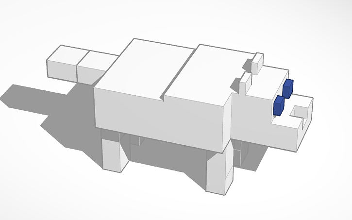 3D design dog - Tinkercad