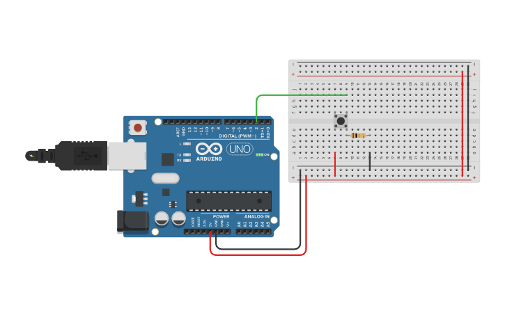 Circuit design DIGITAL SERIAL COMMUNICATION - Tinkercad