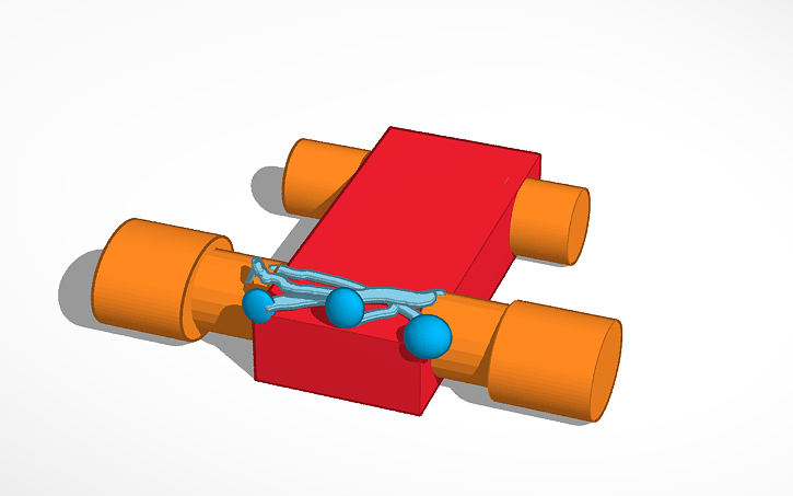 3D design Light Following Robot - Tinkercad