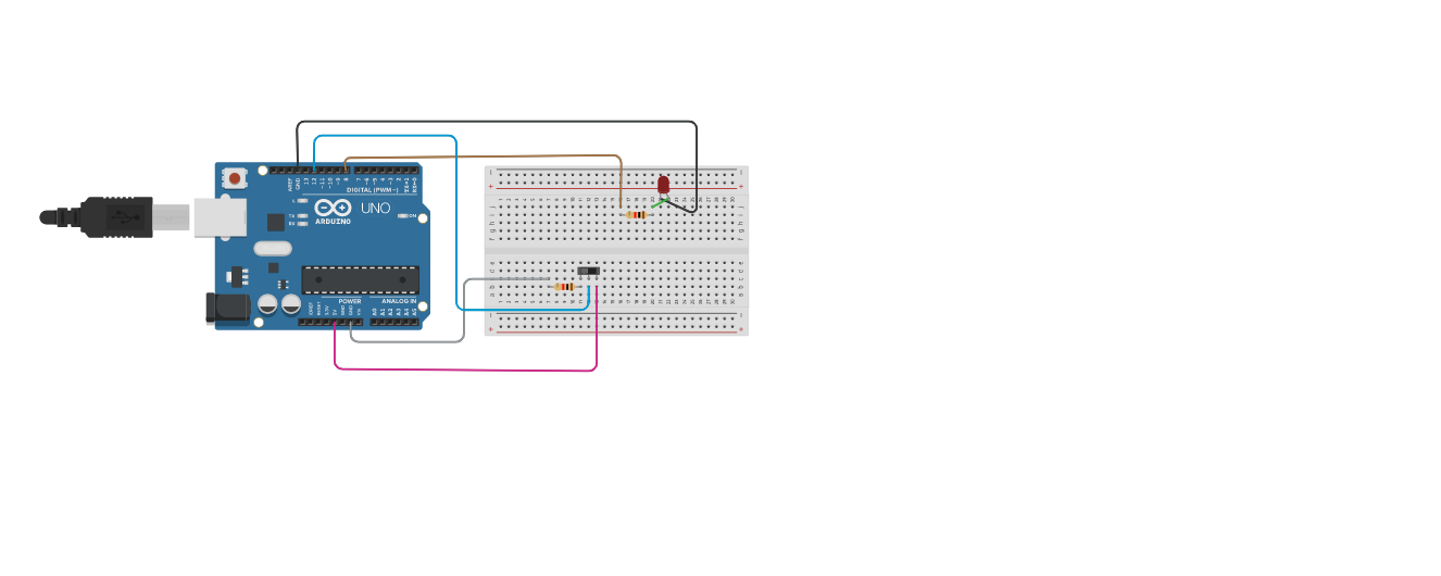 Circuit Design Digital Input Output Tinkercad