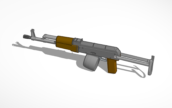 3D design AKM - Tinkercad