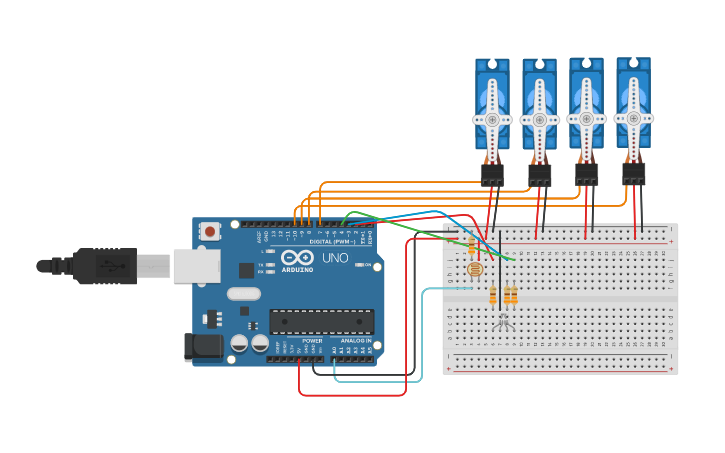 Circuit design FINAL - Tinkercad