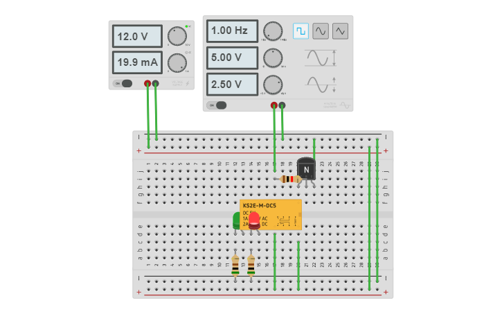 Circuit Design Copy Of Simple Dpdt Relay Circuit Tinkercad