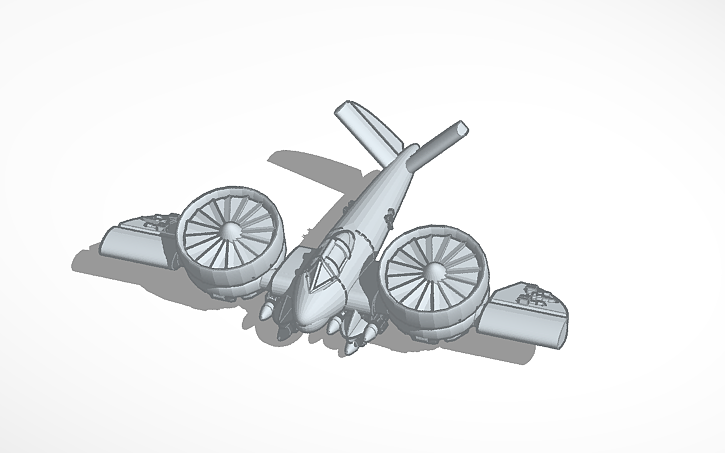 3D design Epic squat gyrocoptère War Hawk - Tinkercad