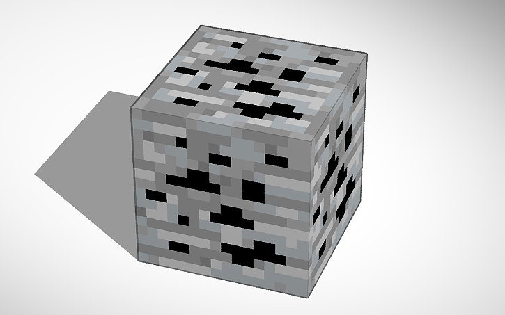 3D design Minecraft Ore - Tinkercad