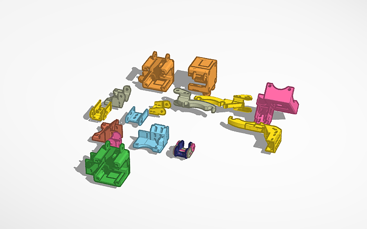 3D design Ender 3 Pro Cable Chain - Tinkercad