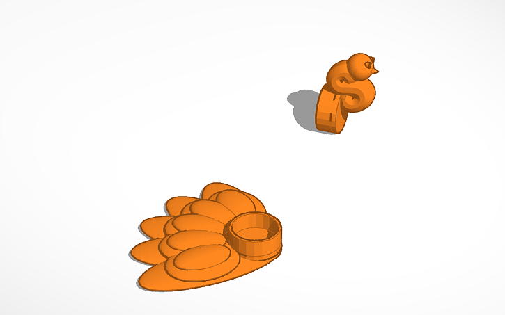 3D design feather creature no.2 | Tinkercad