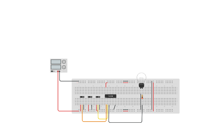 Circuit design Examen , Primer Parcial - Tinkercad