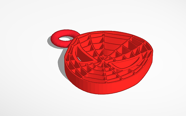 3D design Spider-Man - Tinkercad