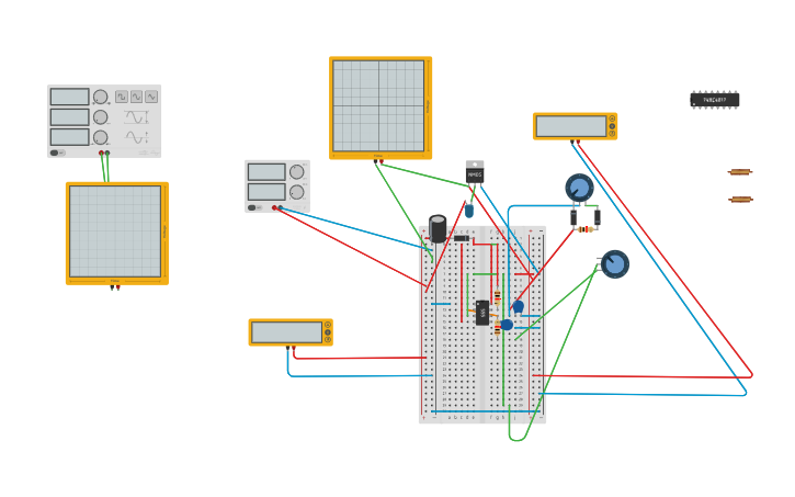 Circuit design Frequency Generator - FD | Tinkercad
