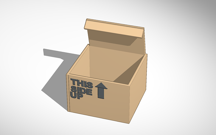 3D design The Cardboard Box #BoxedIn - Tinkercad