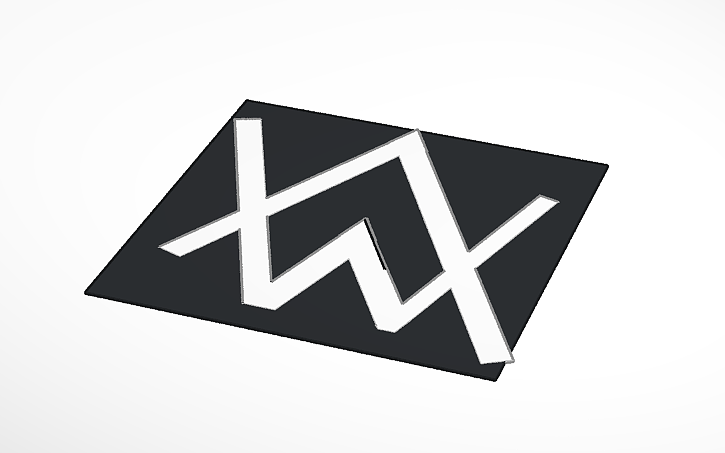 3d Design Alan Walker Tinkercad