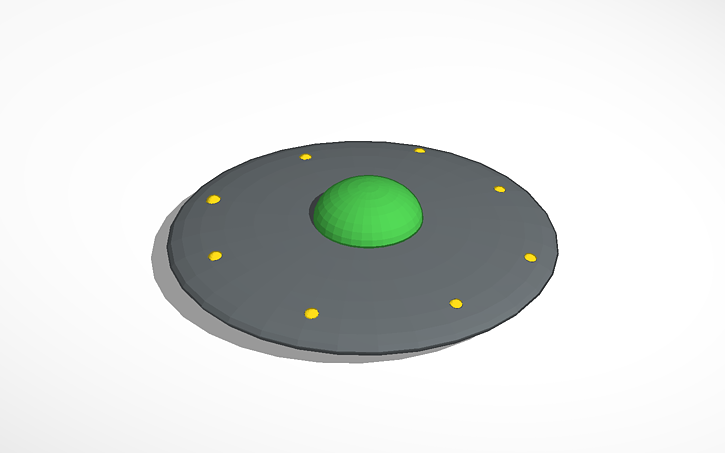 3D design UFO | Tinkercad
