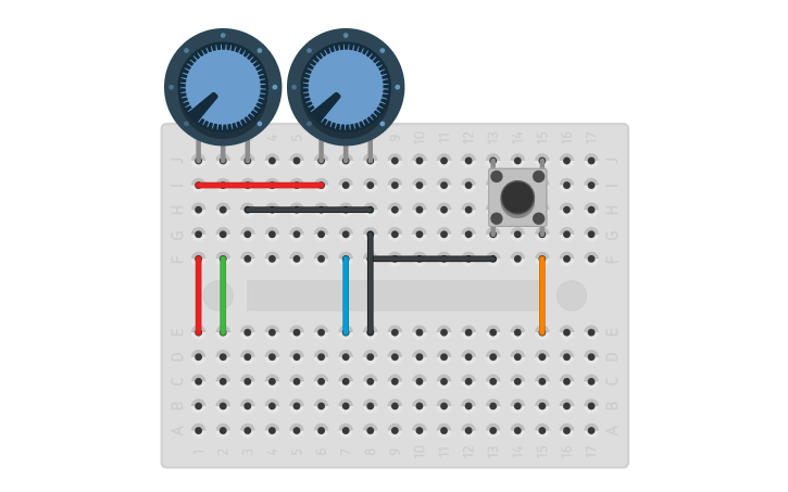 Circuit design Joystick - Tinkercad