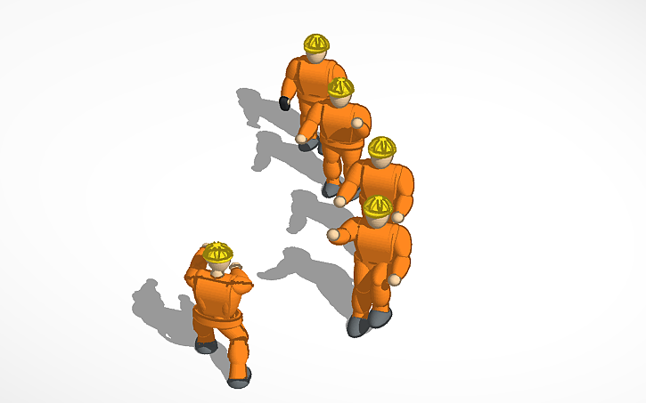 3D design Copy of Construction Worker | Tinkercad