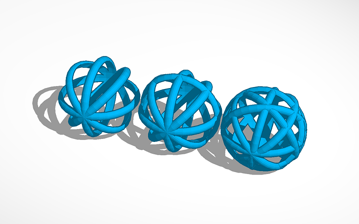 3D design Balls - Tinkercad