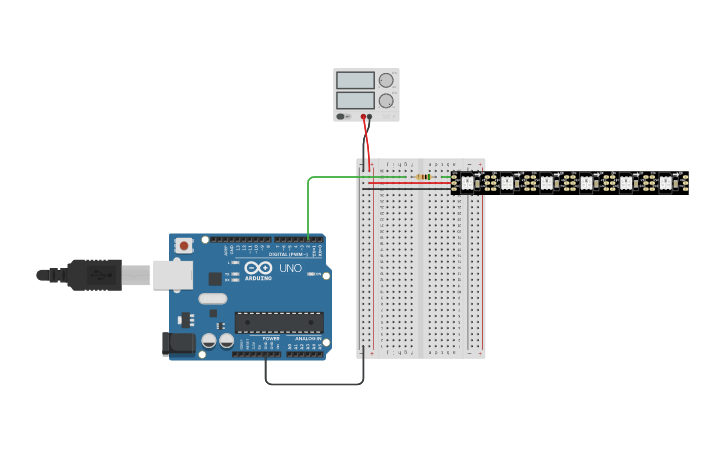 Circuit design Start LCD Screen - Tinkercad