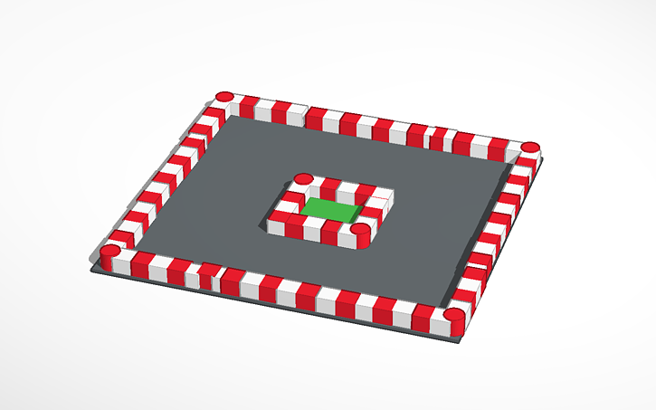 3D design Race Track - Tinkercad