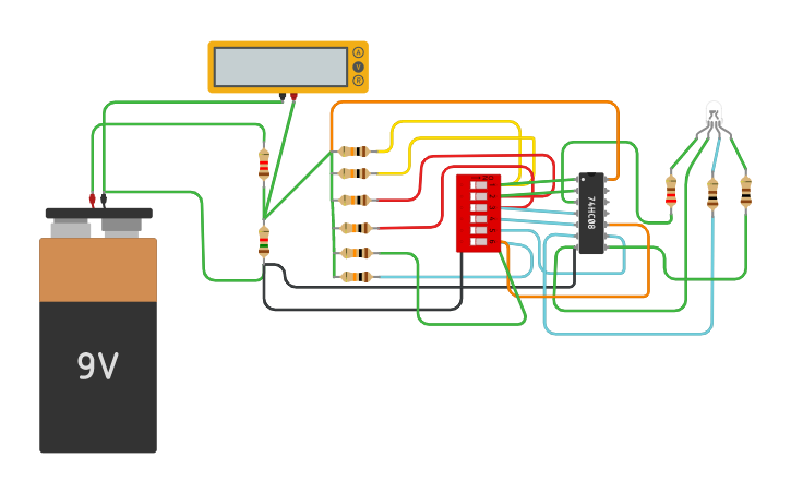 Circuit design Electronics lab - Tinkercad