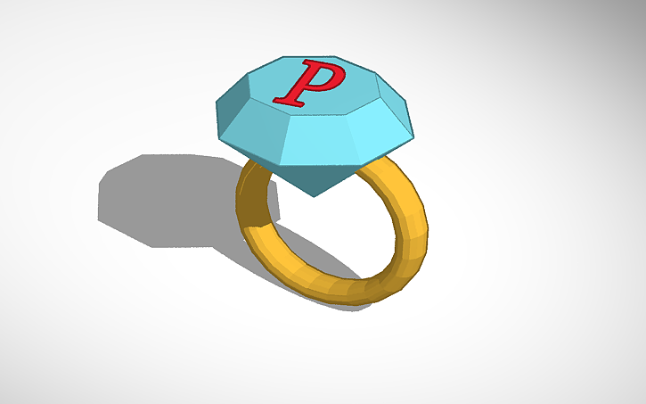 3D design P-Ring - Tinkercad
