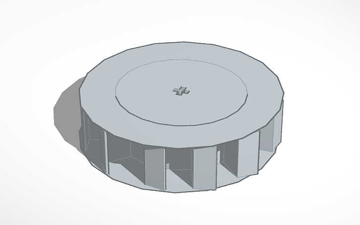 3D design waterwheel design 2.0 - Tinkercad