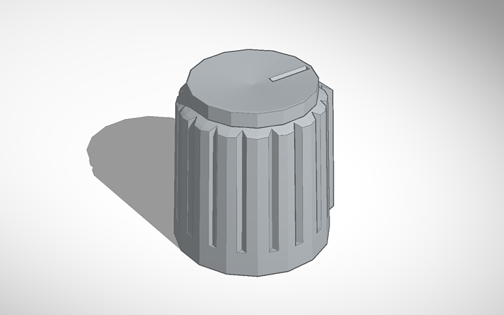 3D design Knob Fluque Osciloscope | Tinkercad