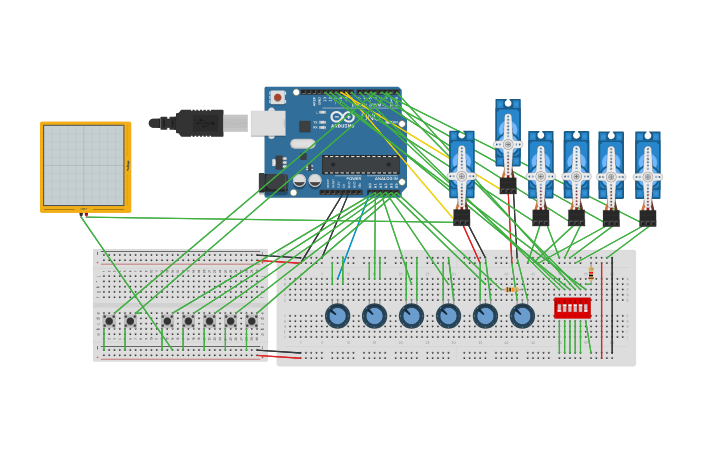 Circuit design Servo_VCC_31_05_20 | Tinkercad