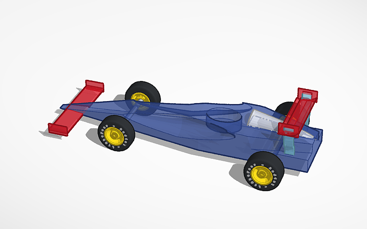 3D design Formula 1 - Tinkercad
