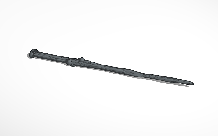 3D design Death wand - Tinkercad