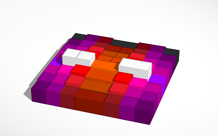 3D design finlog2012's Minecraft Face | Tinkercad