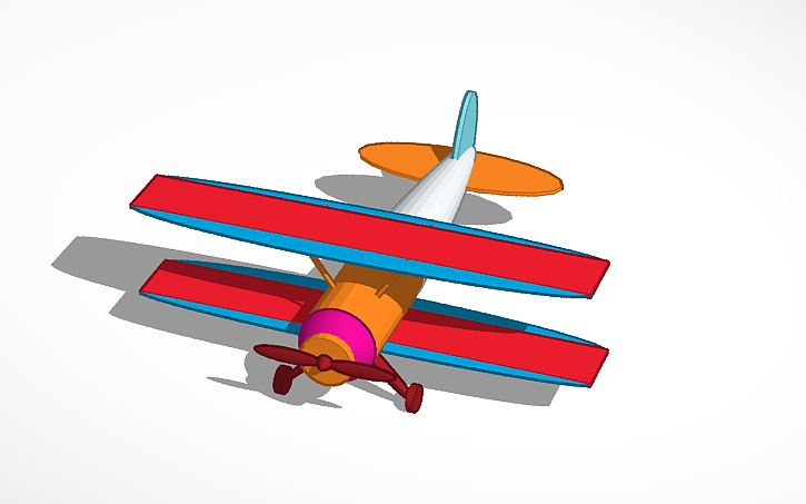 3D design Plane - Tinkercad