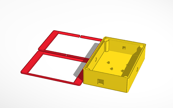3D design 4x4x4 PL9823 LED Cube base - Tinkercad