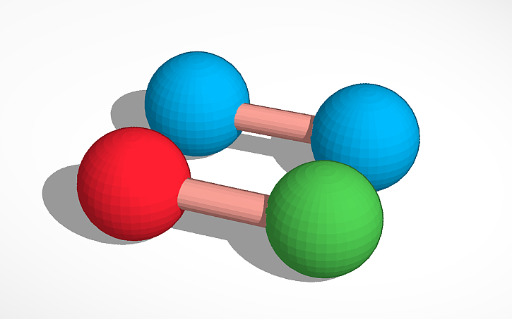 3D design ATOM MODELLERİ | Tinkercad