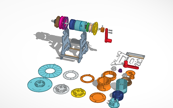 3D design RepWinder v2.15- Spool Rewinder Solution Prusa MMU2 & RepBox ...