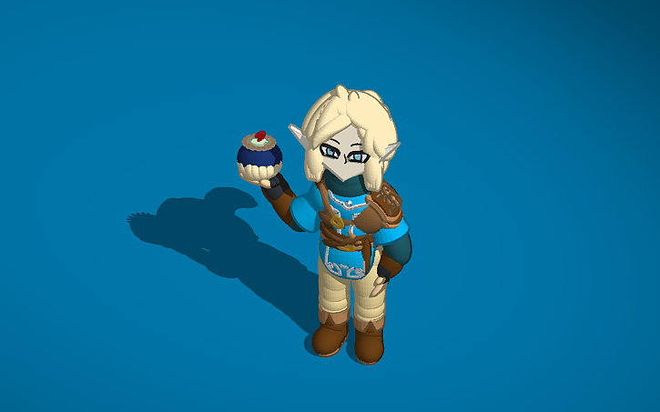 3D design Totk link - Tinkercad