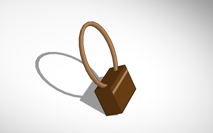 3D design Leather satchel - Tinkercad