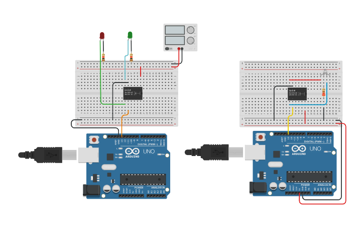 Circuit design Relay komin - Tinkercad