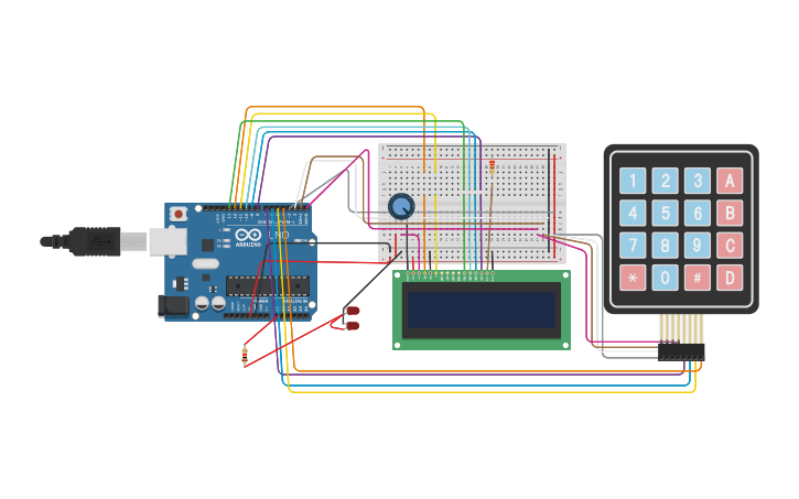 Circuit design CERRADURA - Tinkercad