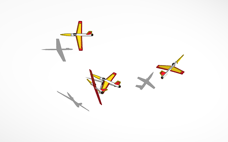 3D design Stunt Planes - Tinkercad
