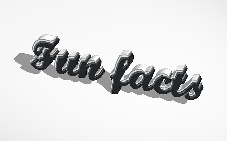 3D design Fun facts with SM332 (copy and see) - Tinkercad